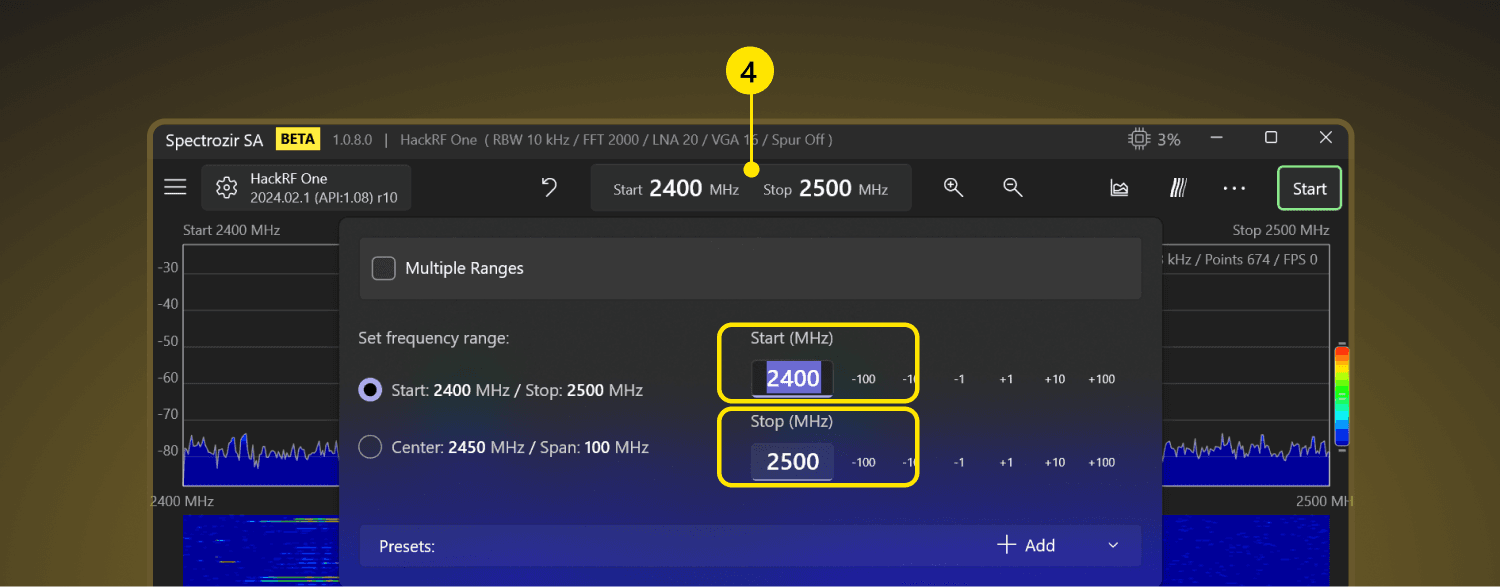 Знайомство з ПЗ Spectrozir SA | Документація Спектрозір